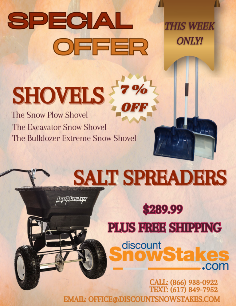 Why You Should Get Shovels and Salt Spreaders Before The Snow Falls ...