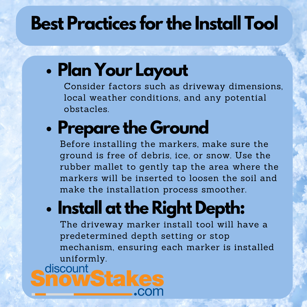 Install Tool Best Practices - Driveway Markers News