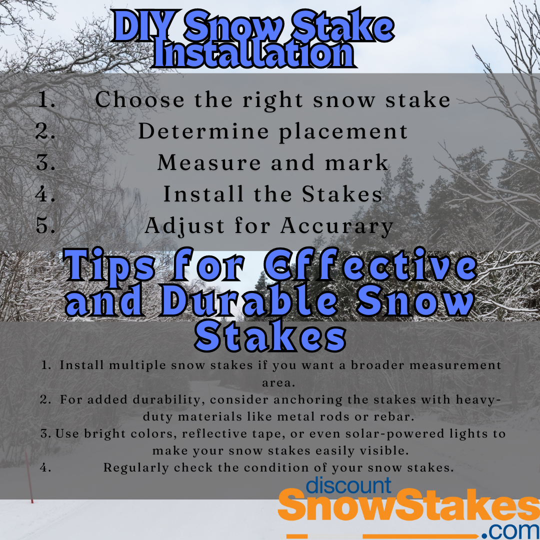DIY Snow Stake Installation Tips - Driveway Markers News