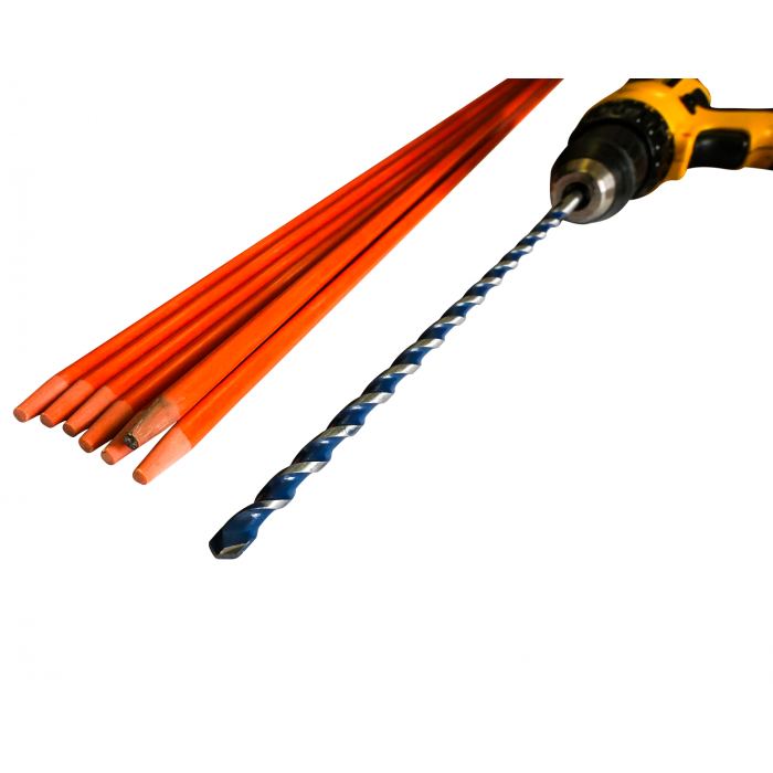 Snow Stakes Heavy Duty Snow Stake & Driveway Marker Installation Tool ...
